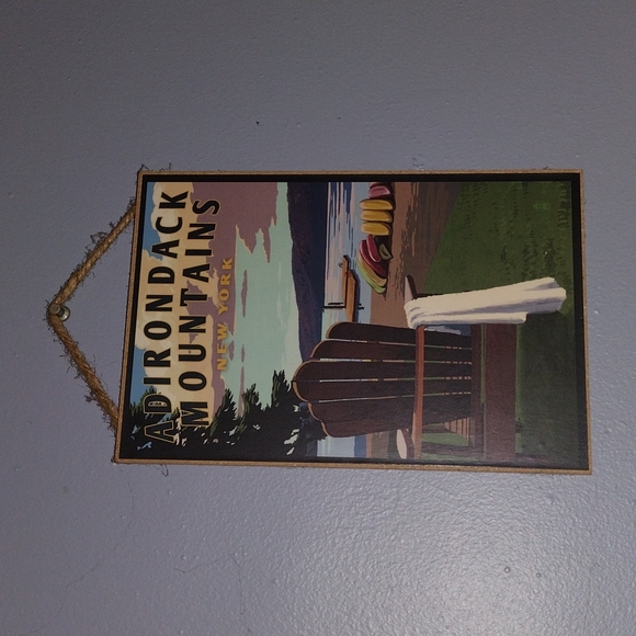 Wall Decor | Adirondack Mountains Ny Plaque New | Poshmark